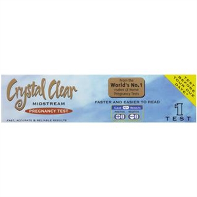 Crystal Clear Midstream Pregnancy Test Reviews | Tell Me Baby