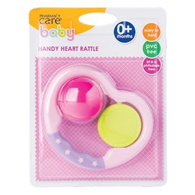 Pharmacy Care Baby Handy Heart Rattle | Reviews & Opinions - TmB