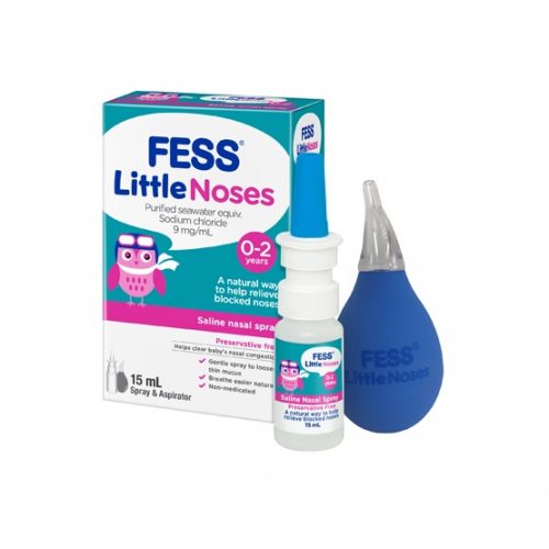 FESS Little Noses Nasal Spray + Aspirator Reviews | Tell Me Baby