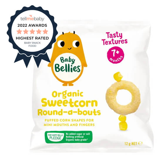 Baby Bellies Organic Sweetcorn Round-a-bouts | Reviews - Tell Me Baby