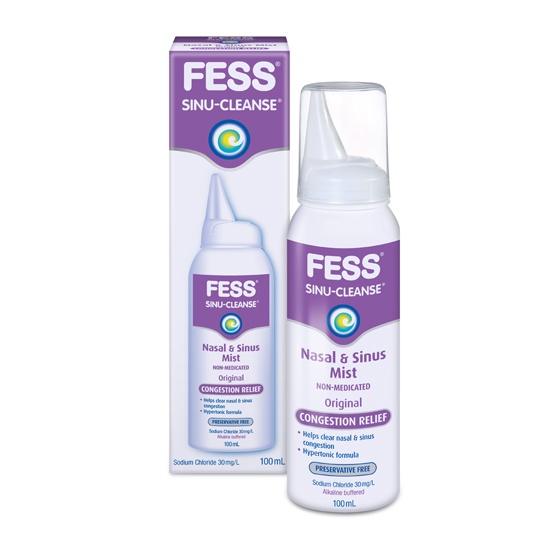 FESS Sinu-Cleanse Congestion Relief Hypertonic Mist Spray Reviews ...