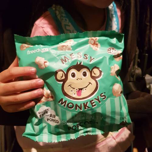 Freedom Foods Messy Monkeys Popcorn Reviews - Tell Me Baby