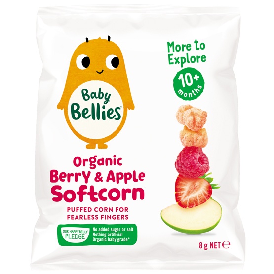 Baby Bellies Organic Berry & Apple Softcorn | Reviews - Tell Me Baby