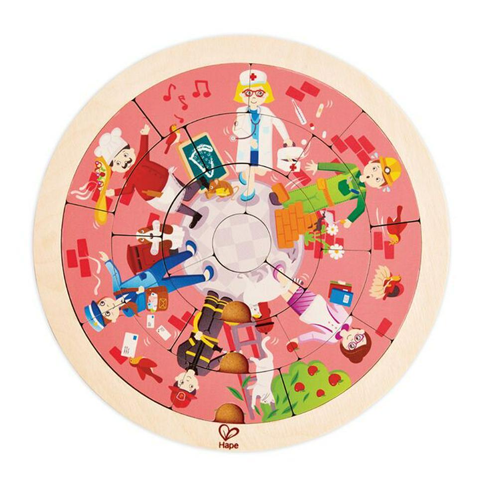 Hape Jobs Roundabout Puzzle Reviews | Tell Me Baby
