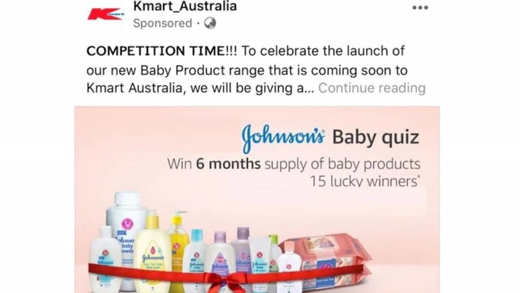 Kmart issues warning about a new scam targeting parents | Tell Me Baby