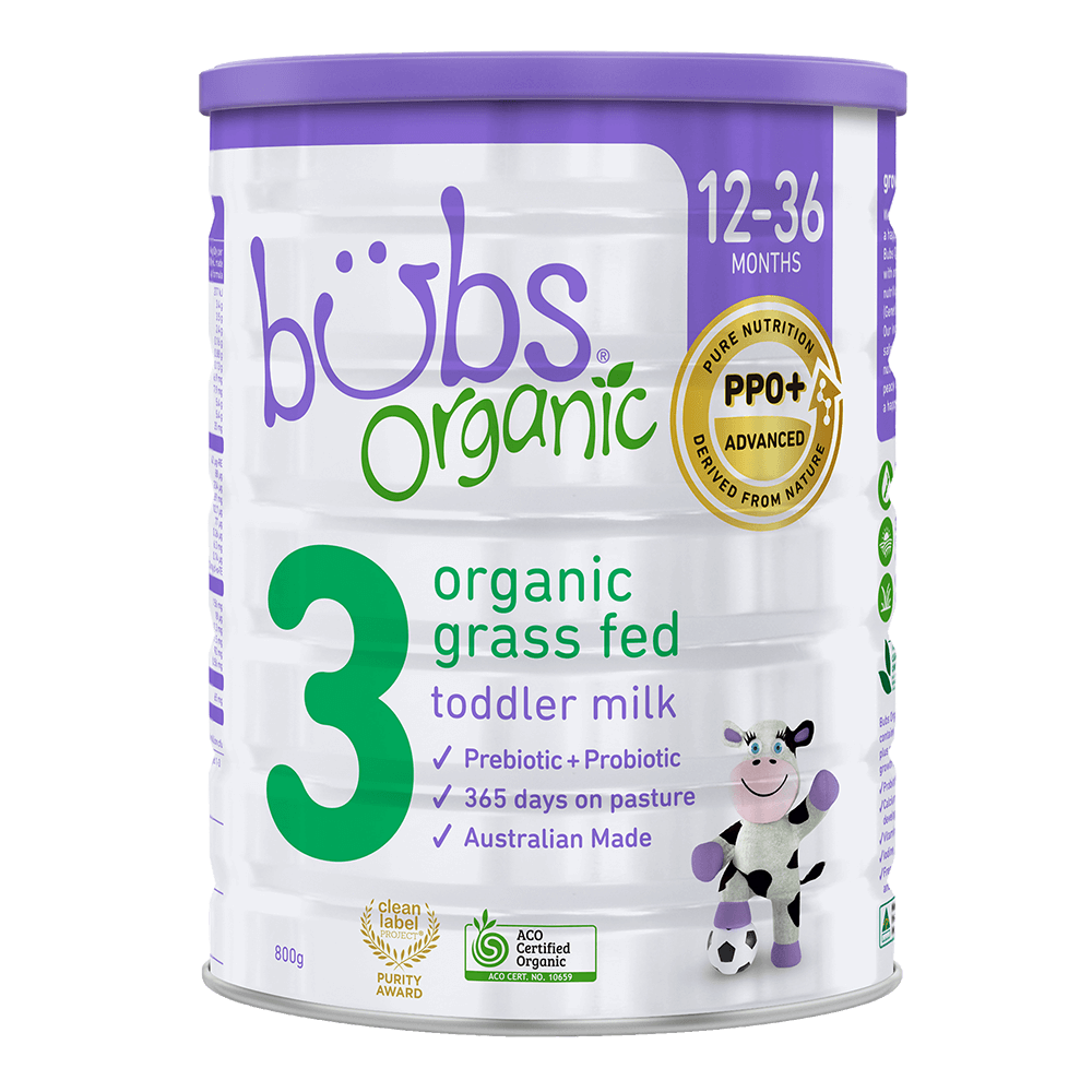 Bubs Organic Grass-Fed Milk Toddler Drink Stage 3 Reviews | Tell Me Baby