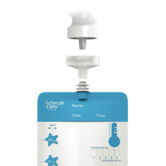 Cherub Baby Breast Milk Bag Adapters Reviews | Tell Me Baby