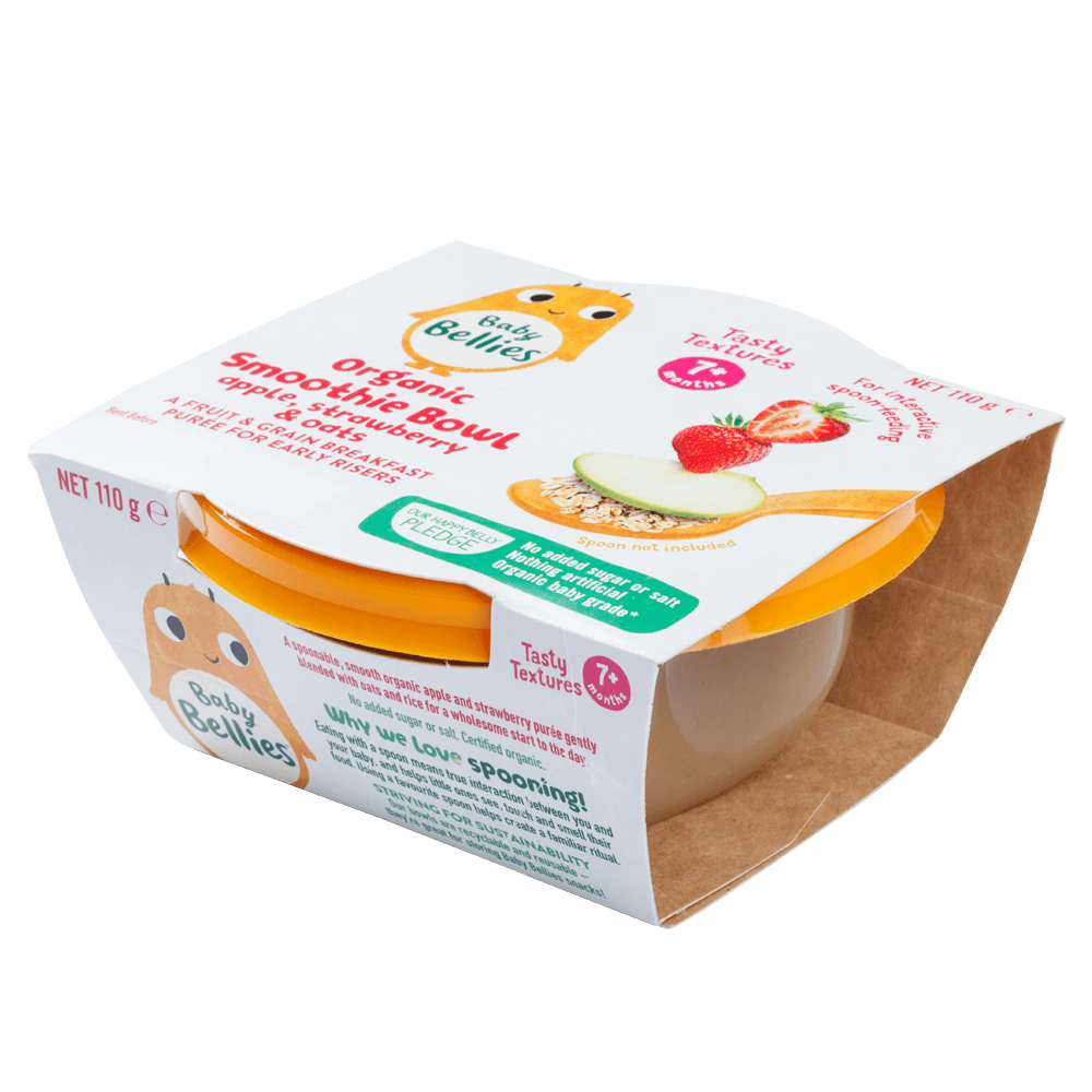 Baby Bellies Organic Apple, Strawberry & Oats Smoothie Bowl ...