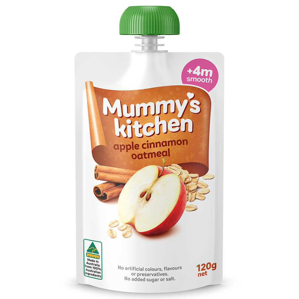 Mummy’s Kitchen Apple Cinnamon Oatmeal 4m+ Reviews | Tell Me Baby