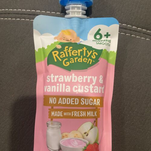 Rafferty's Garden Strawberry Vanilla Custard 6m+ Reviews | Tell Me Baby