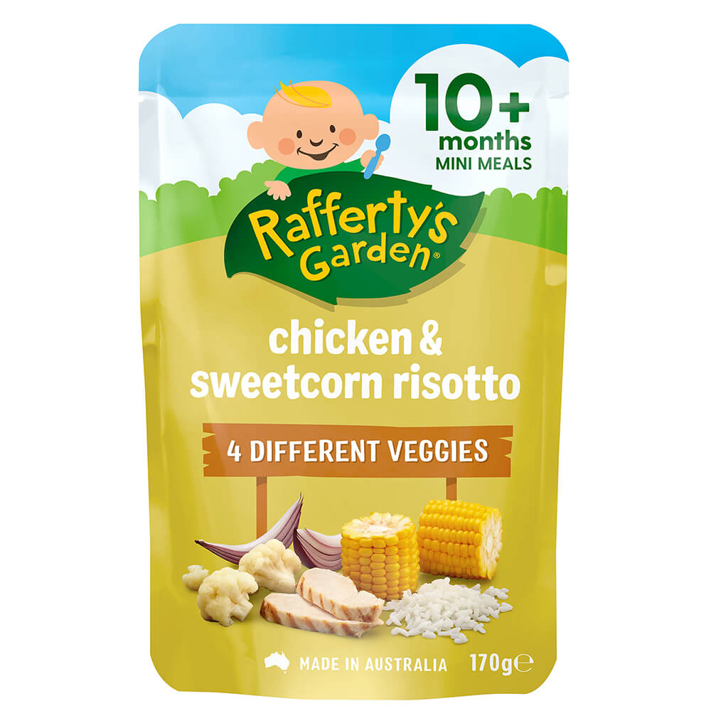 Rafferty's Garden Chicken & Sweetcorn Risotto 10m+ Reviews | Tell Me Baby