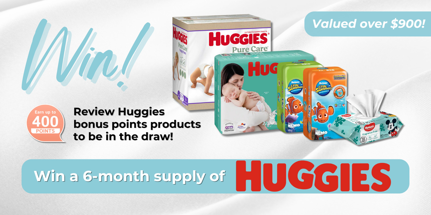 Review to Win a 6 month supply of Huggies! | Tell Me Baby