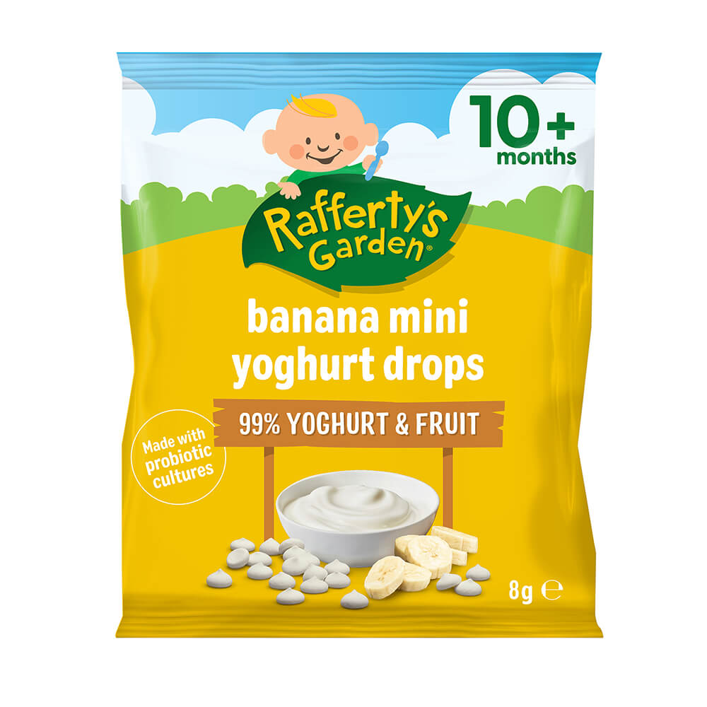 Rafferty's Garden Banana Mini Yoghurt Drops 10m+ Reviews | Tell Me Baby