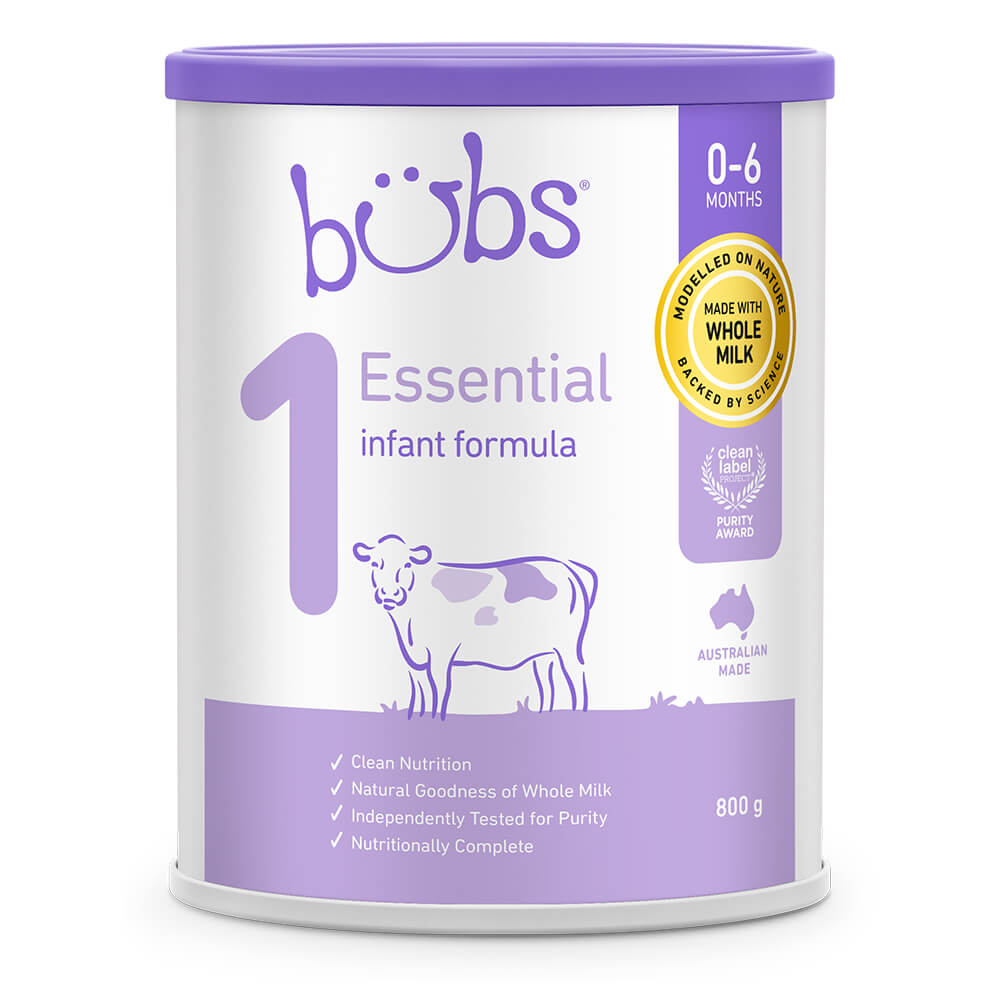 Bubs Essential Cows Milk Infant Formula Stage 1 Reviews | Tell Me Baby