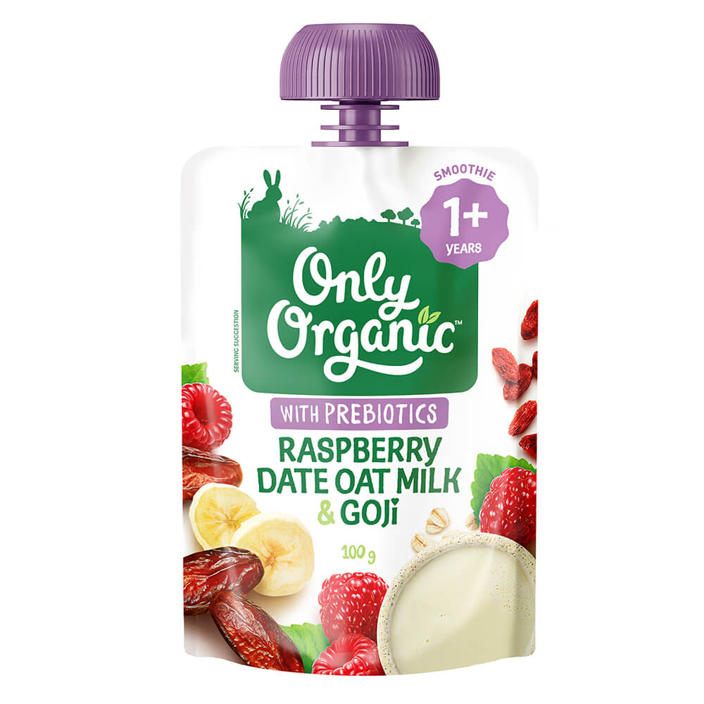 Only Organic Raspberry Date Oat Milk & Goji 1yr+ Reviews | Tell Me Baby
